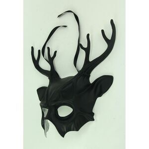 KBW | Accessories | Dark Demon Matte Black Wicked Deer Adult Costume ...
